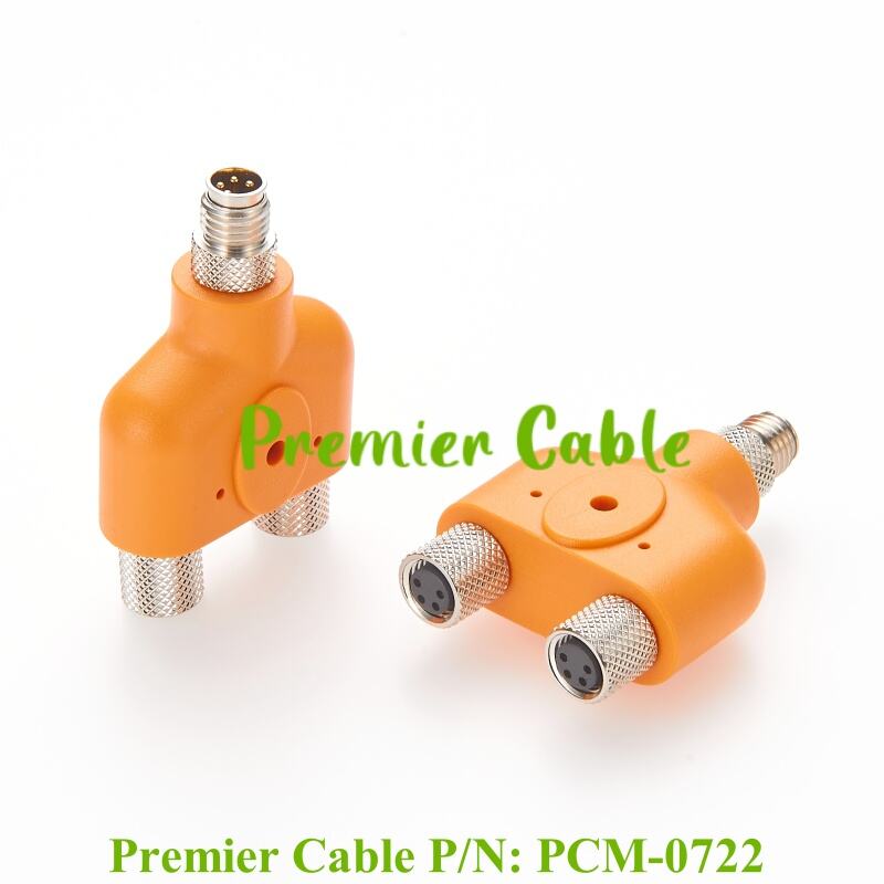 Sensor Actuator Y Splitter M8 4 Pin Male To Female Connector China